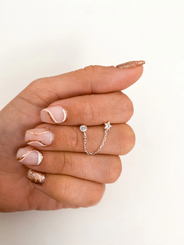 Aro Angie Solitario | Plata 925 - Romana Accesorios