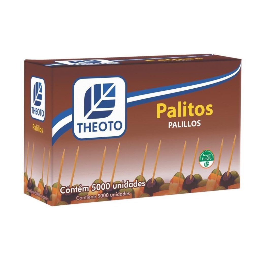 Palito de Dente Embalado 5000 unidades - Theoto Palito de Dente Embalado 5000 unidades - Theoto