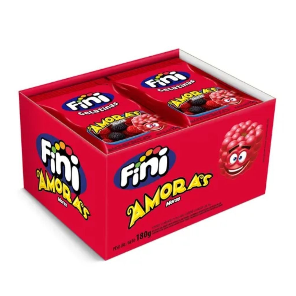 Fini Mini Amoras - com 12 pacotes de 15g cada