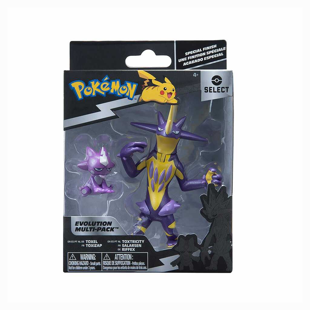 Pokémon Evolution Multi-Pack Toxel & Toxtricity 3543 Jazwares Sunny