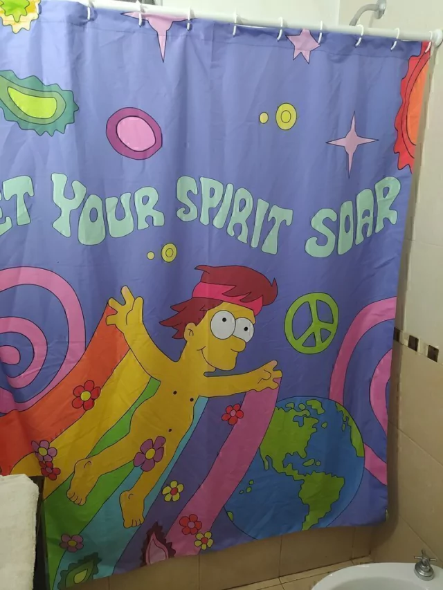 Cortina de baño Homero jay Simpson