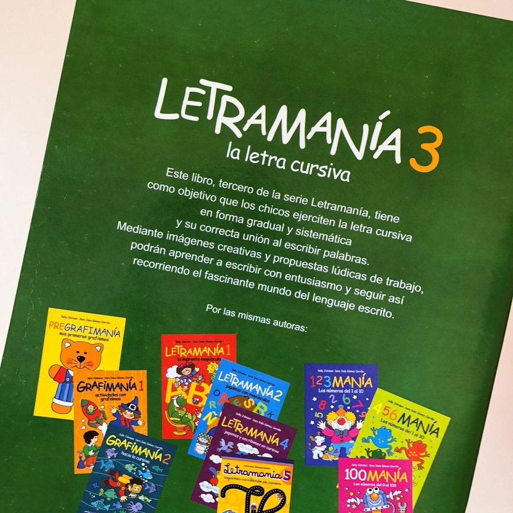 LETRAMANIA 3 - La Letra Cursiva - Comprar en BetyGino