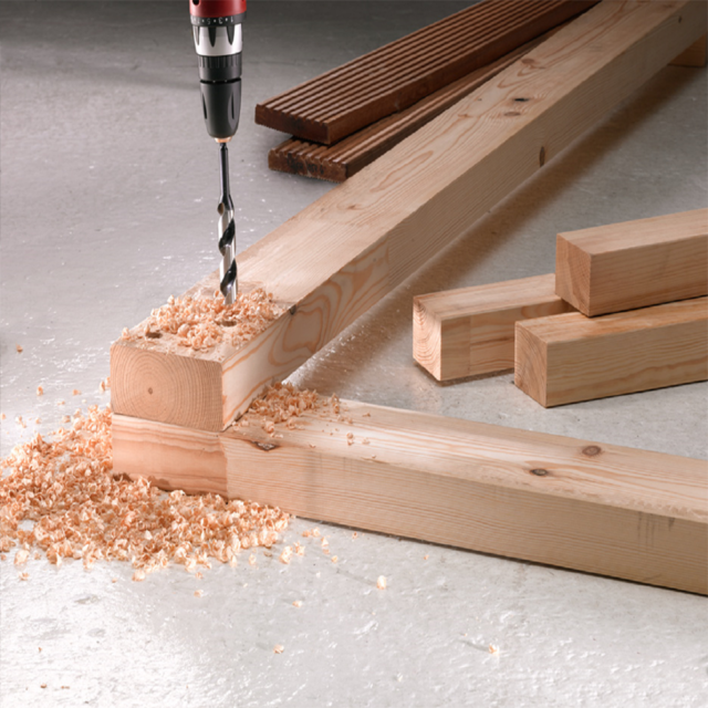 Mecha para madera Salomónica Japonesa Ø 24 x 165 mm KWB