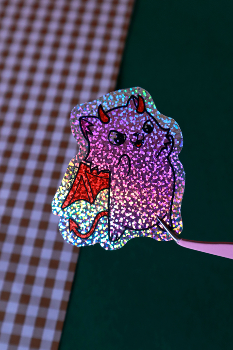 Sticker Diablito - Comprar en All About Cats