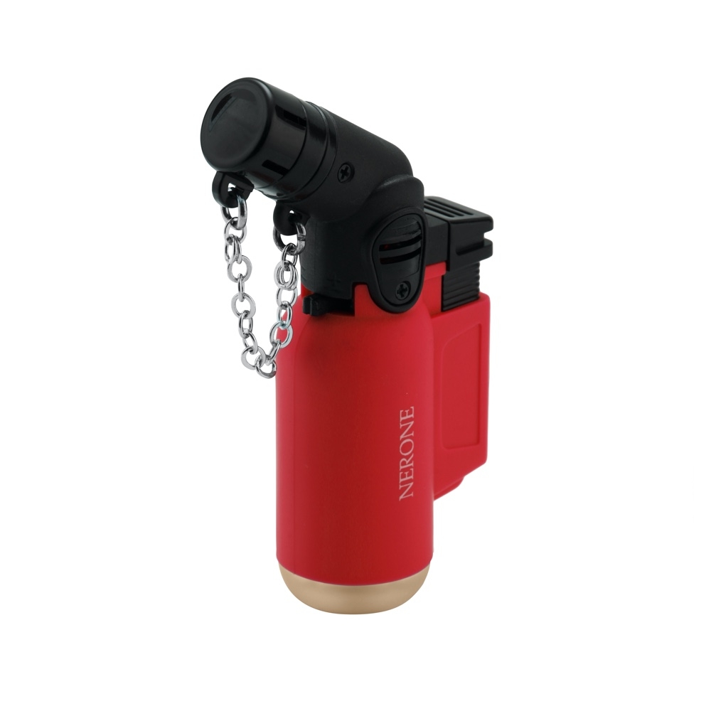 Isqueiro maçarico 1 chama NERONE Torch vermelho