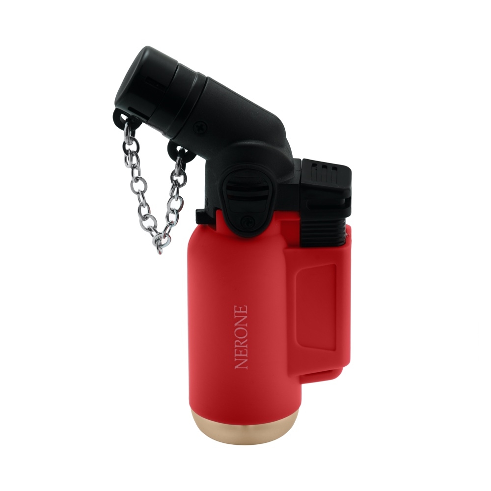 Isqueiro maçarico 1 chama NERONE Torch vermelho