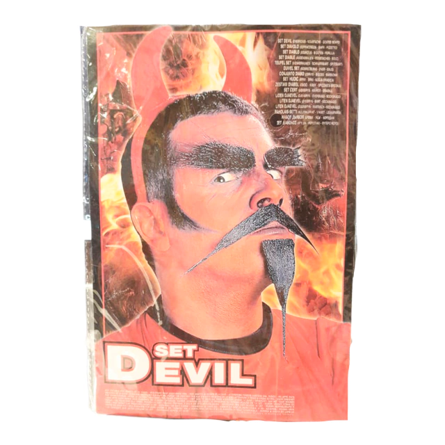 Bigote Barba y Cejas Diablo Satan - KITCH TECH