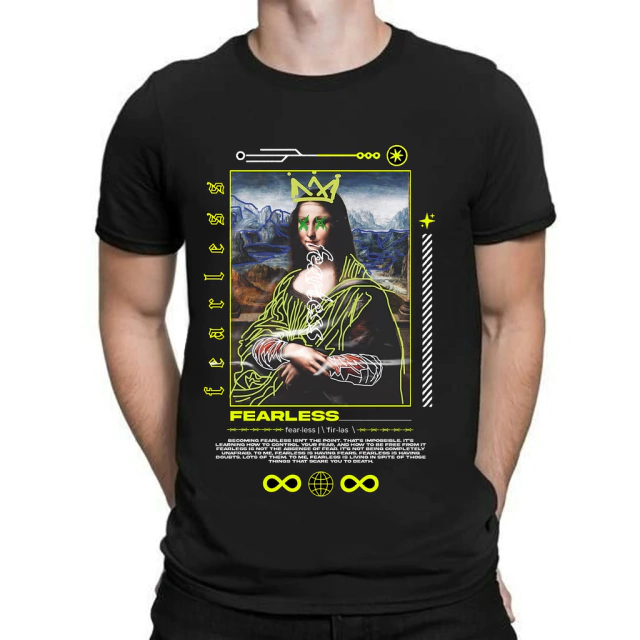 Remera Mona Lisa Drip By KITCH TECH - KITCH TECH