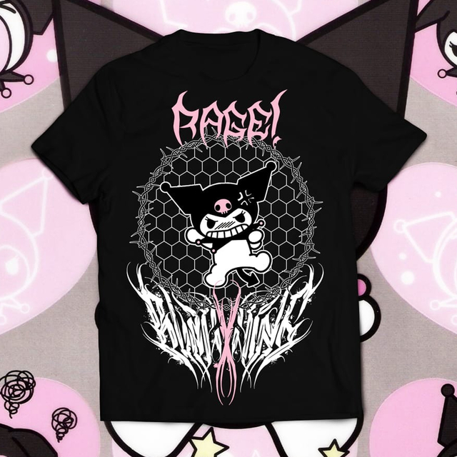 Remera Kuromi RAGE - Comprar en KITCH TECH