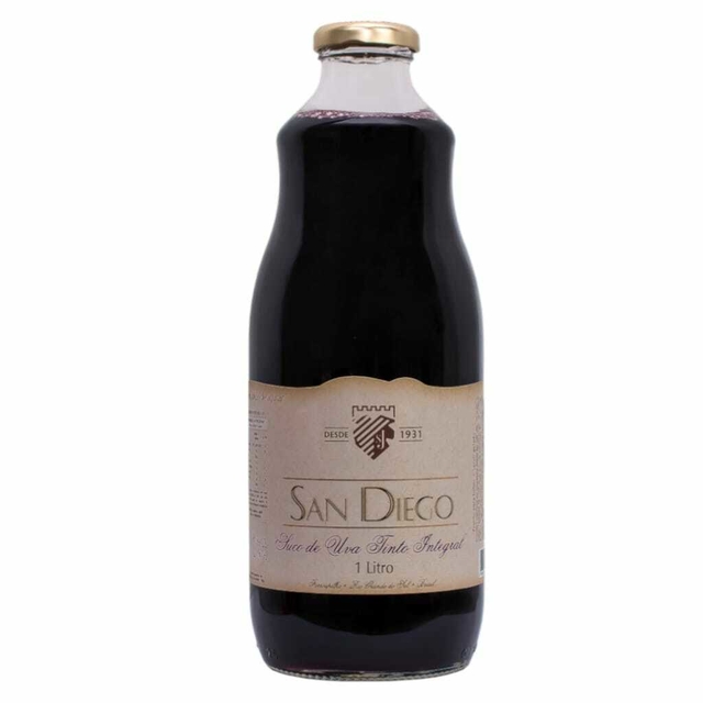 Suco de Uva Tinto Integral San Diego - 1 litro Suco de Uva Tinto Integral San Diego - 1 litro