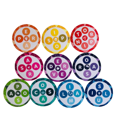 JUEGO CIRCULO DE LETRAS - NIVEL BÁSICO