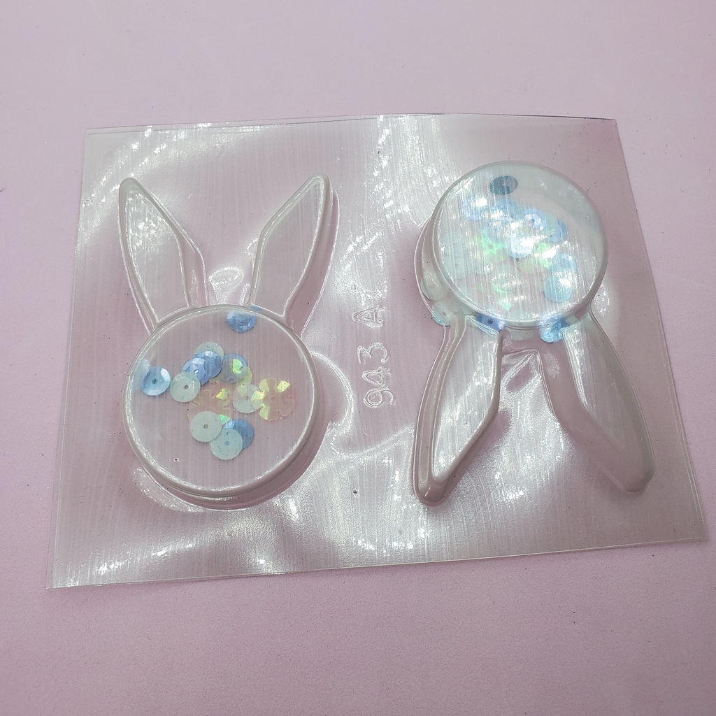 Placa de Moldeo Acetato Conejo Oreo (x1)