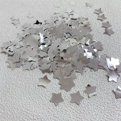 Confetti Estrella Metal Plata (5gs)