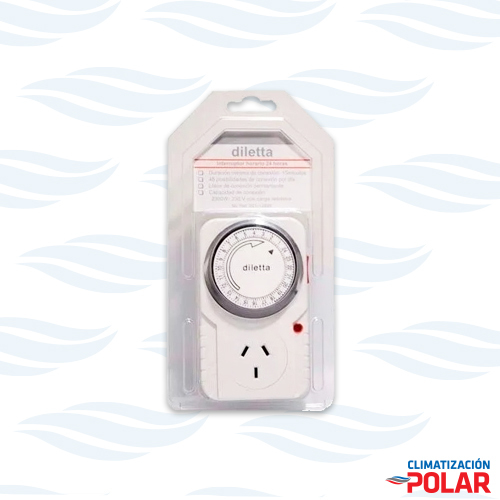 Temporizador DILETTA mod 12893 Enchufable programable