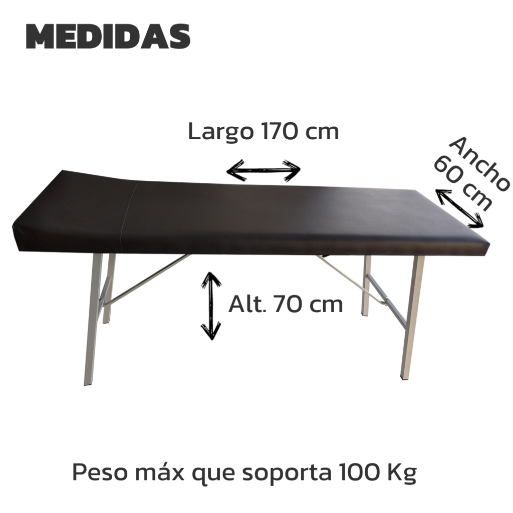Camilla de examen clínica para adulto