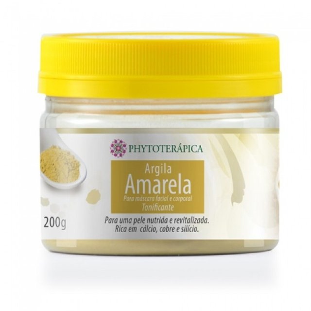 Argila Amarela -200g - Comprar em Bioaccus