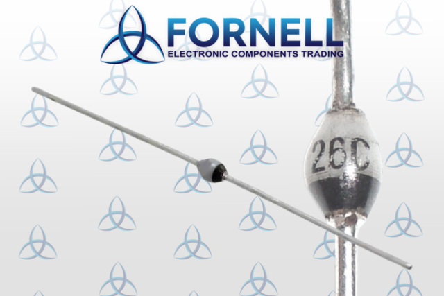 Diodo BYV26C 600V 1A - Fornell Componentes Eletrônicos