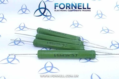 Resistor 39R 15W 5% - Fornell Componentes Eletrônicos