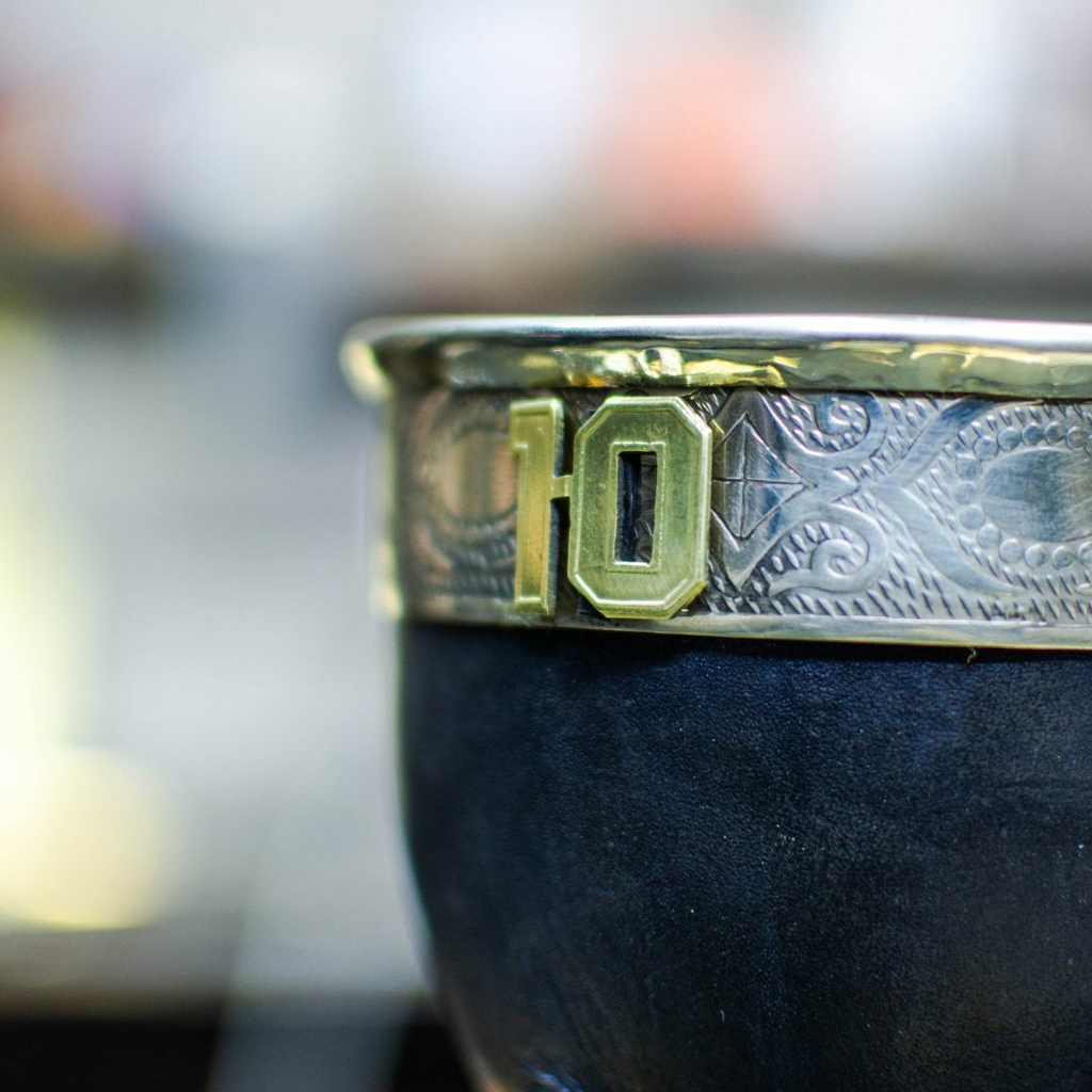 Imperial Virola Lisa + Base y Bolitas + Aplique en Bronce (Opcional)