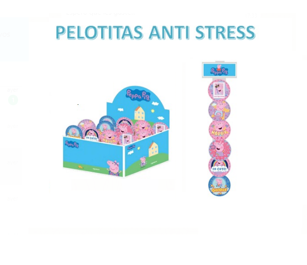 Pelotita anti stress Peppa pig - Ingenium Jugueteria