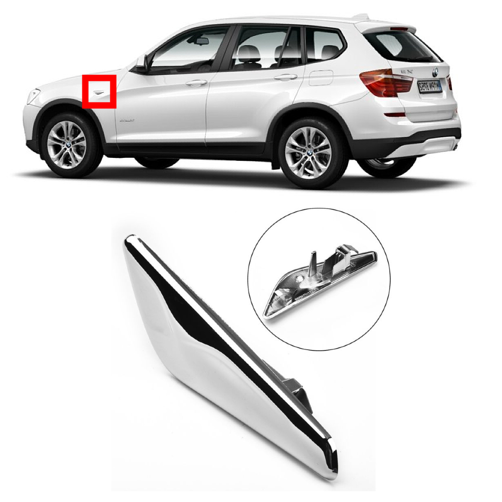 Acabamento Lateral Paralama Bmw X3 (F25) 2016 2017 2018
