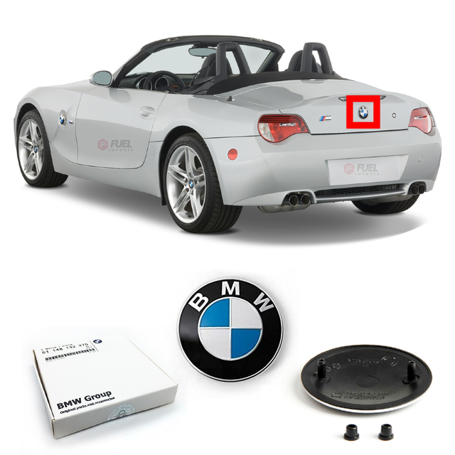 Emblema Traseiro BMW Z4 (E85) 2003 2004 2005 2006 2007 2008 Original