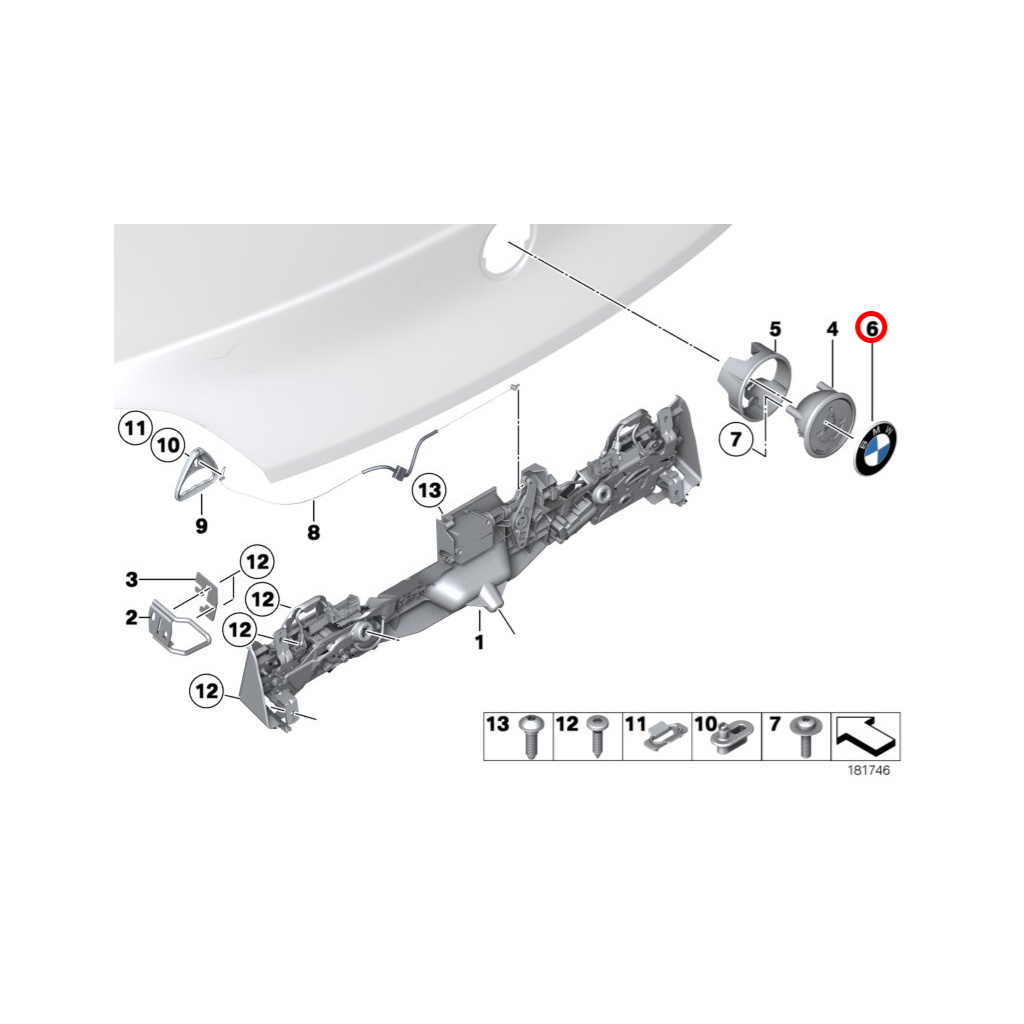 Emblema Traseiro BMW (E89) Z4 2009 2010 2011 2012 2013 2014 2015 2016 ...