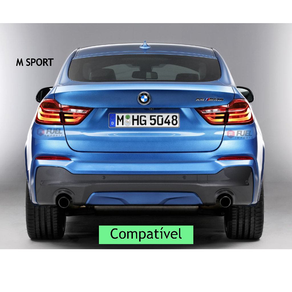 Refletor Parachoque Traseiro Bmw X4 (F26) 2014 2015 2016 2017 2018