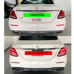 Tampa Reboque Parachoque Traseiro Mercedes-Benz E250 E300 2017 2018 ...