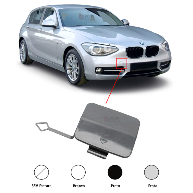Tampa Reboque Parachoque Dianteiro BMW Serie 1 (F20) 114i 116i 118i ...