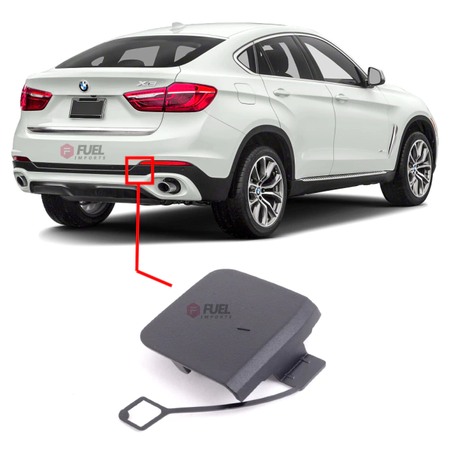 Tampa Reboque Parachoque Traseiro Bmw X6 2014 2015 2016 2017 2018