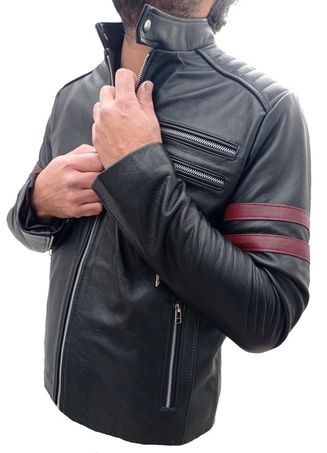 Ride Fast - Campera de cuero napon - Don Tomasello