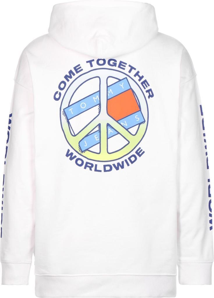 Moletom Tommy Jeans Together World - Branco - BBF STORE