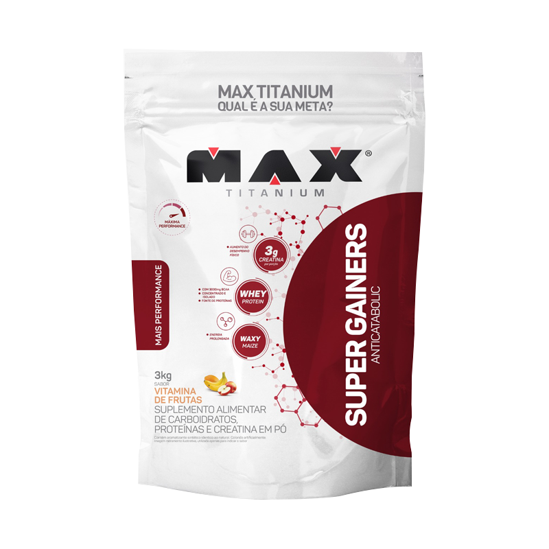 Hipercalórico Super Gainers (3kg) | Max Titanium