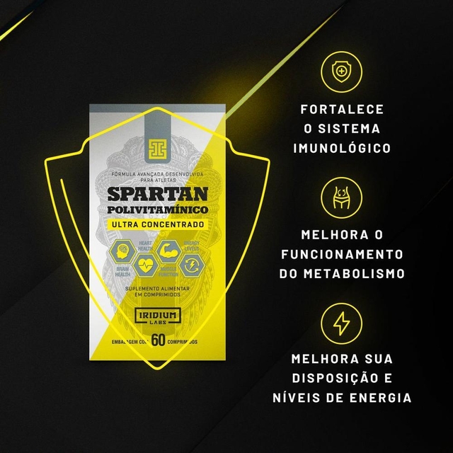 Spartan Polivitamínico Ultra Concentrado (60 comprimidos) | Iridium Labs