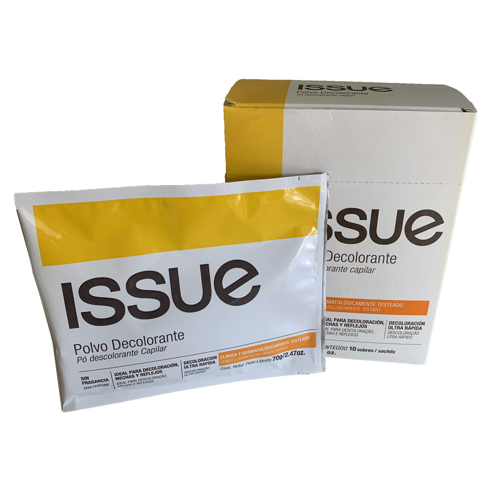Polvo Decolorante Issue Active | 10 Sobres De 70g | Sachets