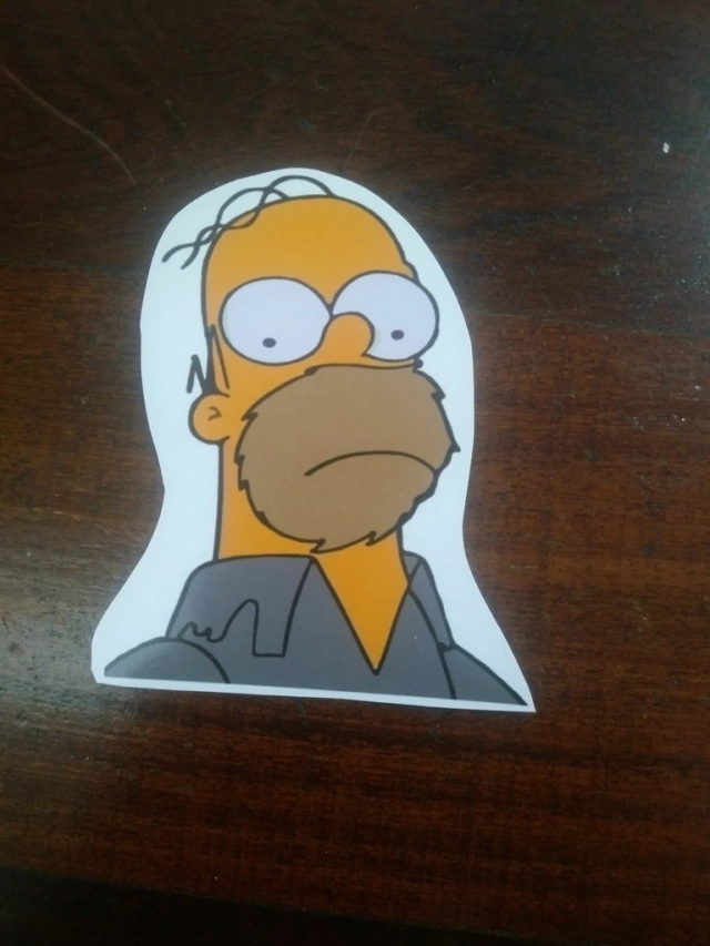 Stickers - Homero y Moe 2 - Comprar en Tienda.Amarilla