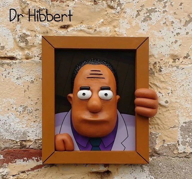 Cuadro Dr Hibber de los Simpson - Tienda.Amarilla