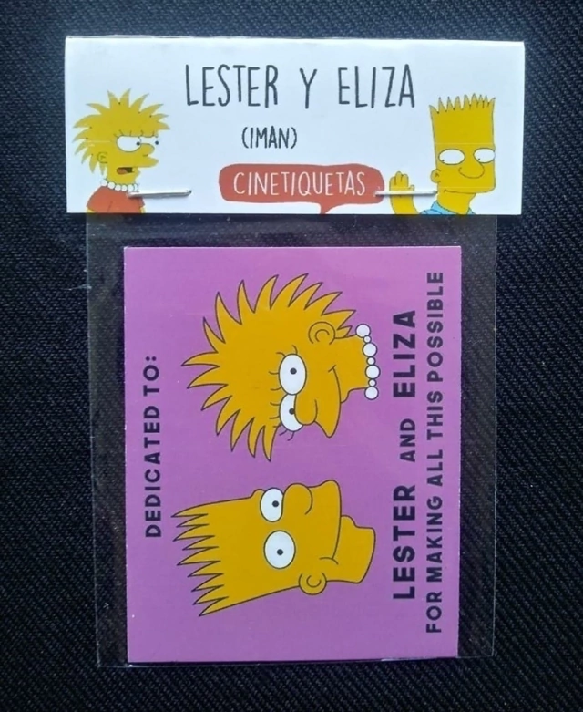 Iman 008 - Lester y Eliza (Simpson) - Tienda.Amarilla