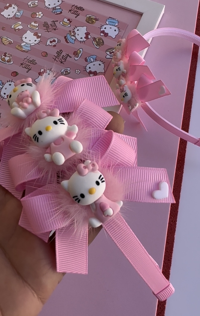 Tiara Hello Kitty rosa - Comprar em Fita e Flor