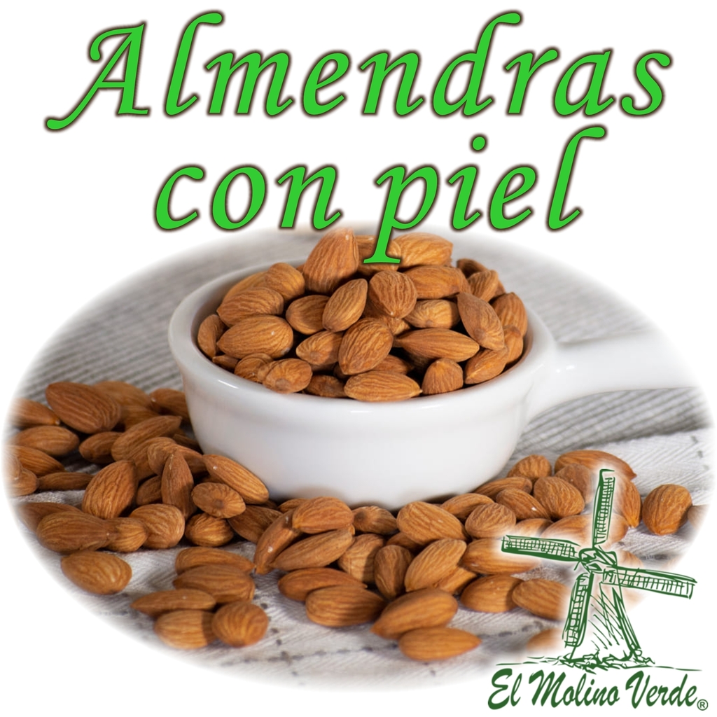 ALMENDRAS CON PIEL - Comprar en EL MOLINO VERDE