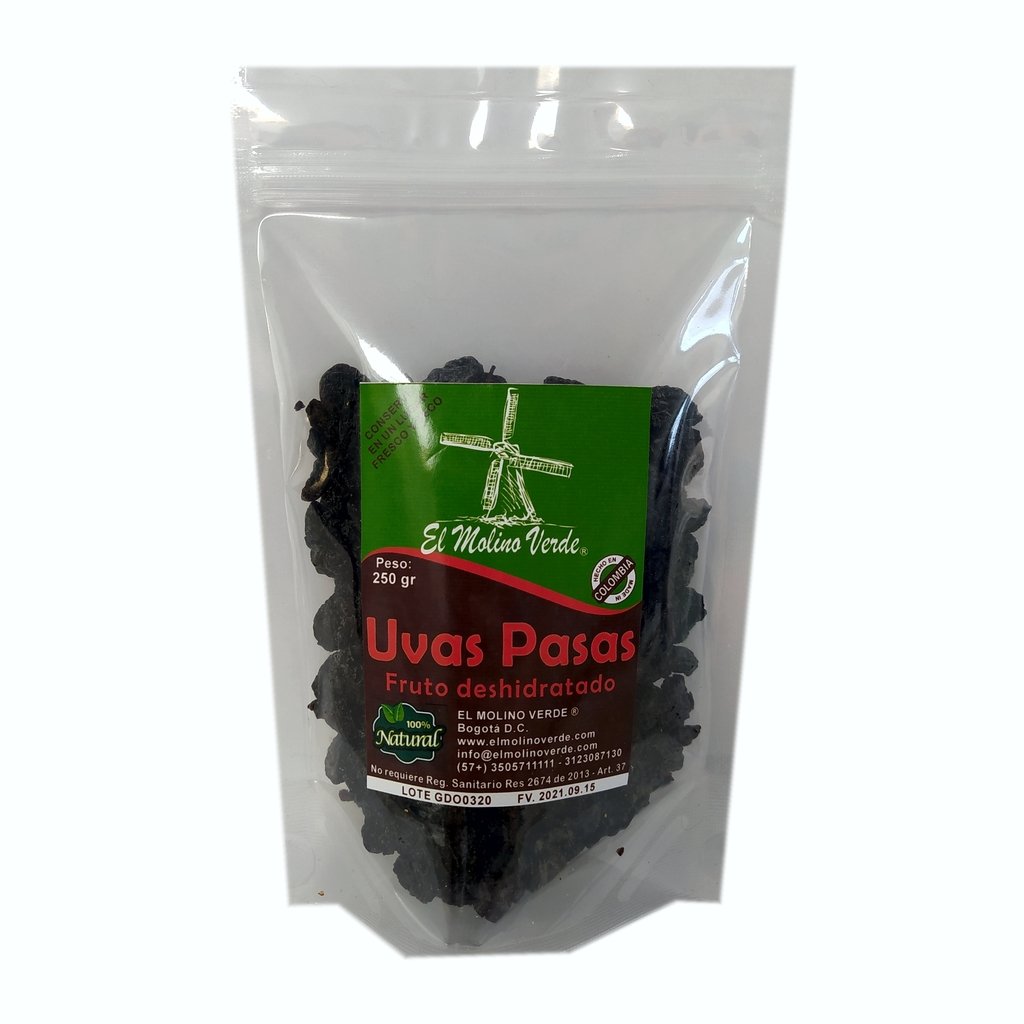 UVAS PASAS MORENAS FLAME - Comprar en EL MOLINO VERDE