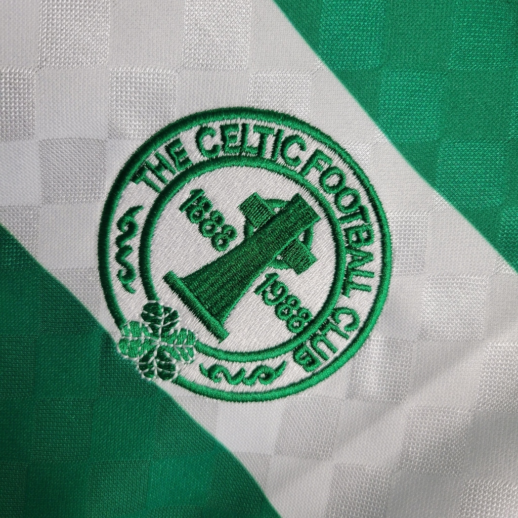 Camisa Celtic Home (1) 1987/88 Umbro Retrô Manga Longa Masculina