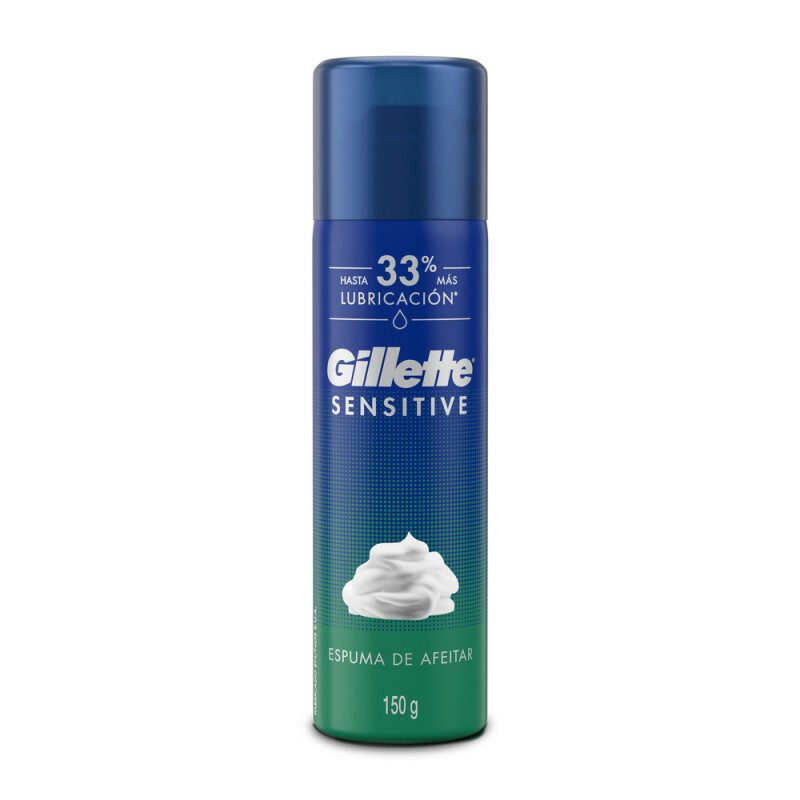 Espuma Para Afeitar Gillette Sensitive x 150g
