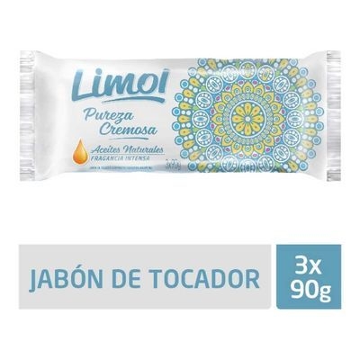 Jabón de Tocador Limol Cremoso 3 x 90grs - COVADONGA