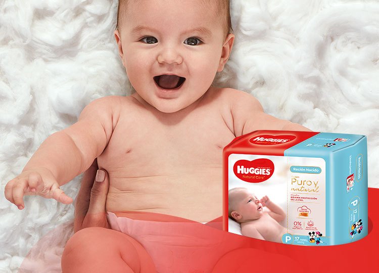 Pañal Huggies Supreme Care Recién Nacido RN x 17uni