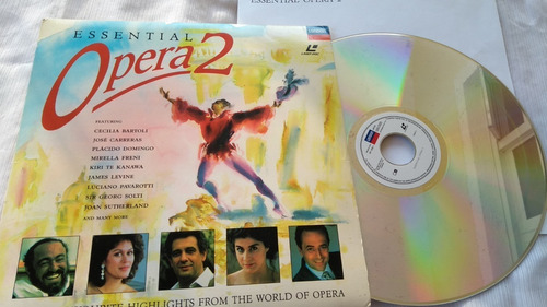 Essential Opera 2 Video Laser Carreras Domingo Pavarotti Etc