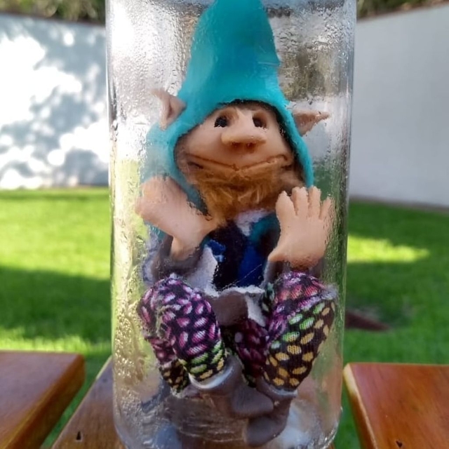 Duende Na Garrafa Garraduende São Thomé Original