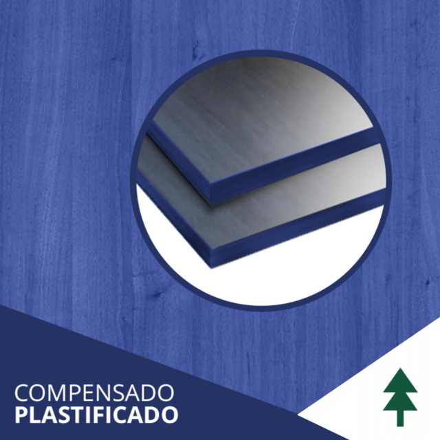 MADEIRITE PLASTIFICADO 110 X 220CM - 12mm