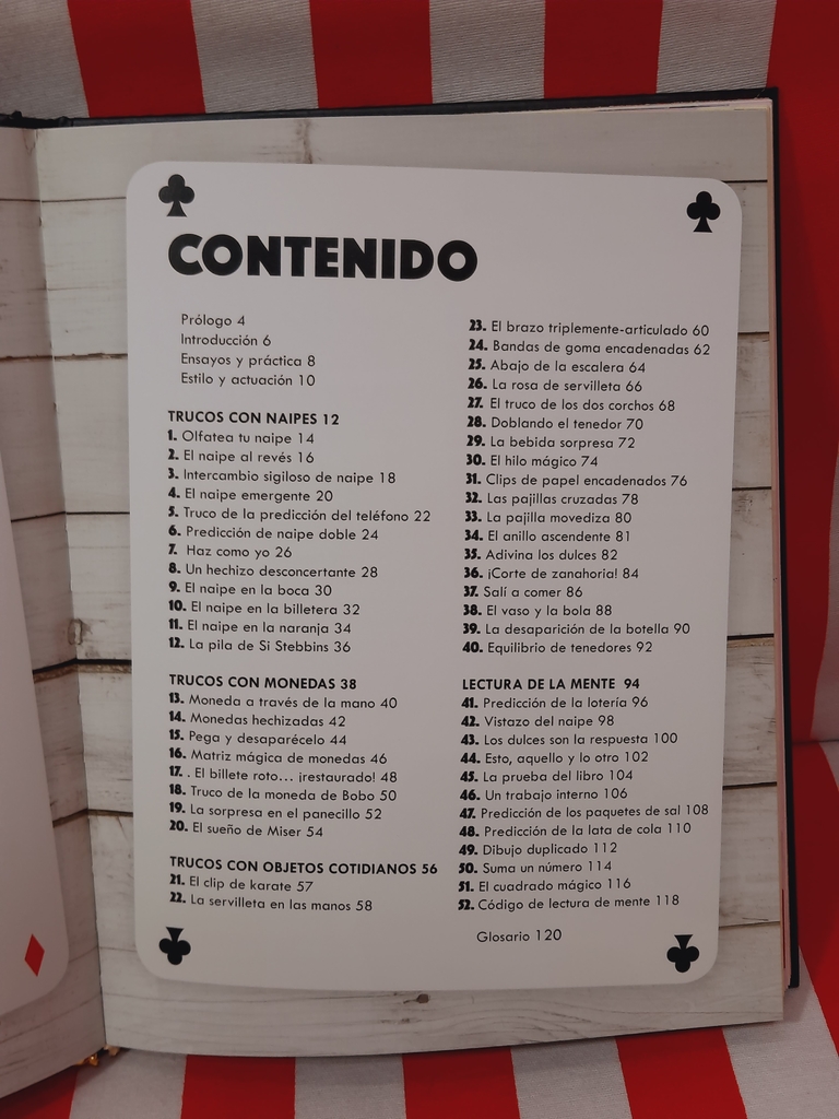 Libro de Trucos de Magia con Monedas, Naipes y Objetos Cotidianos de Lexus